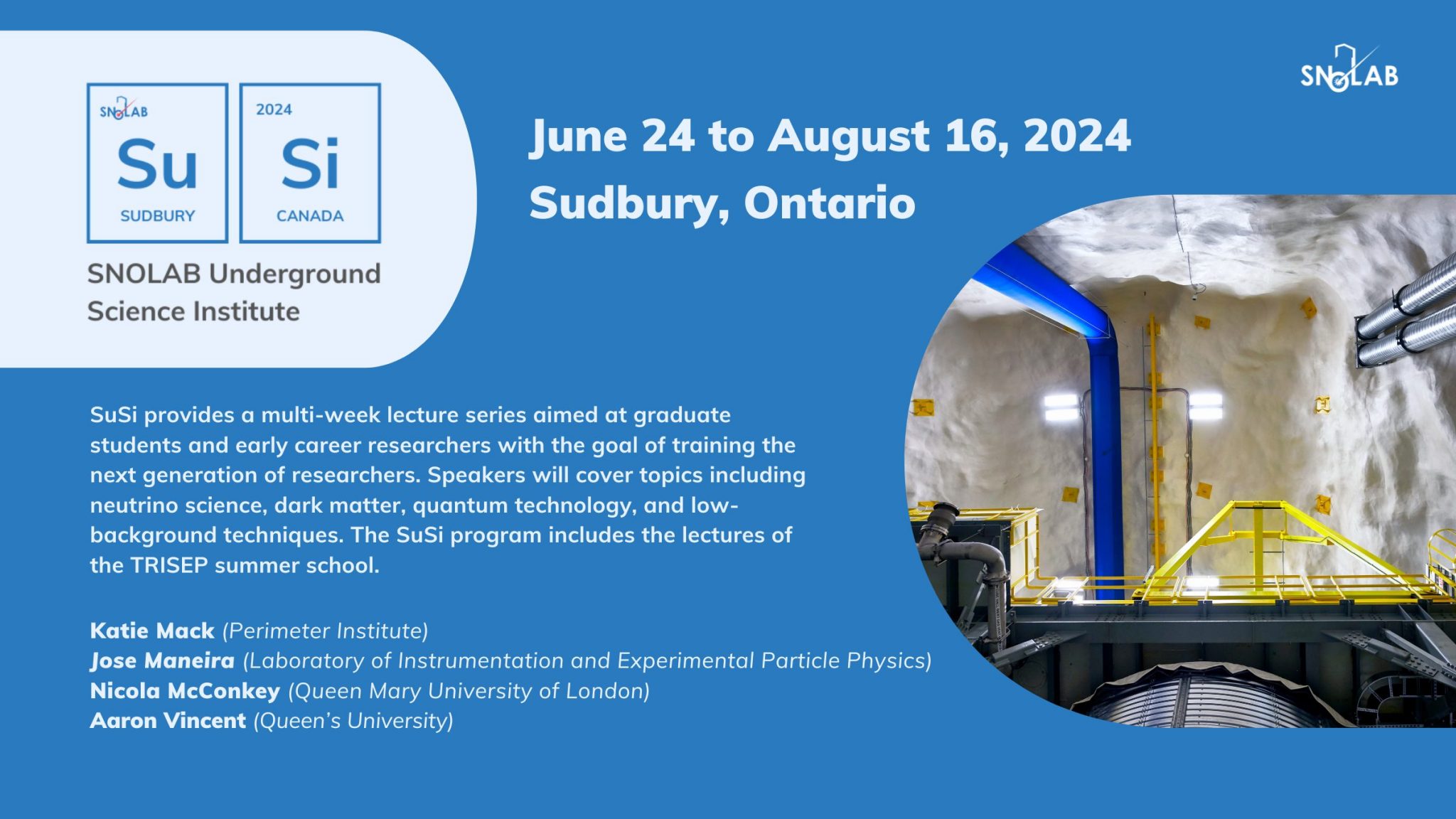 SuSi 2024 | SNOLAB