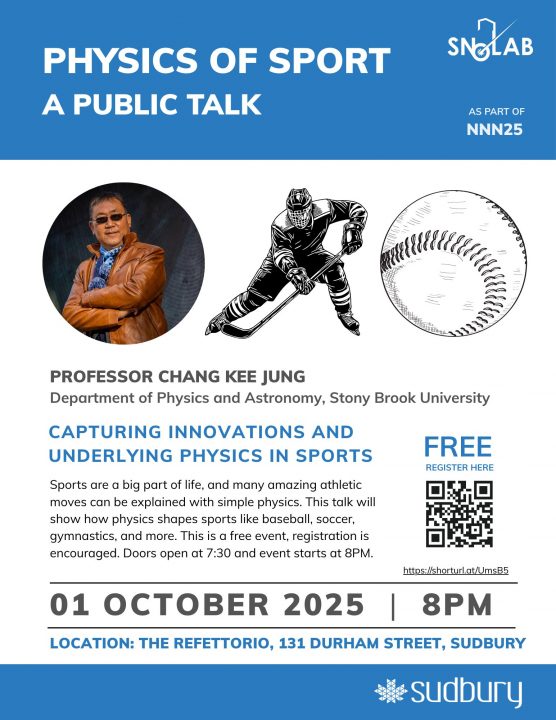 SNOLAB presents talk on the physics of sports | SNOLAB